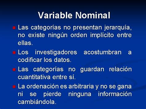 Variables Tipos De Datos En Una Investigacin Variable