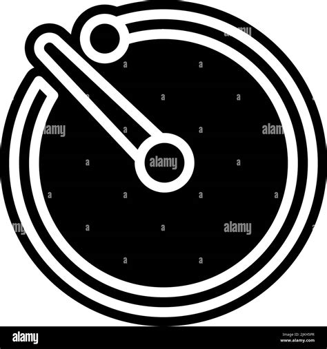 Timer Icon Black Vector Illustration Stock Vector Image And Art Alamy