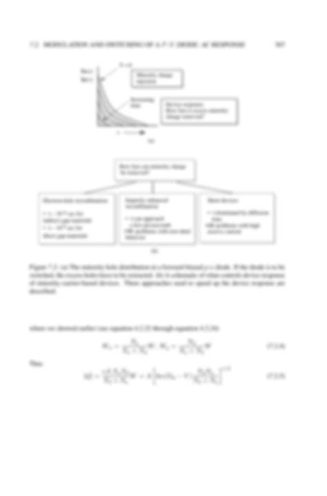Solution Temporal Response Of Diodes And Bipolar Transistors Modulation And Switching Of A P N