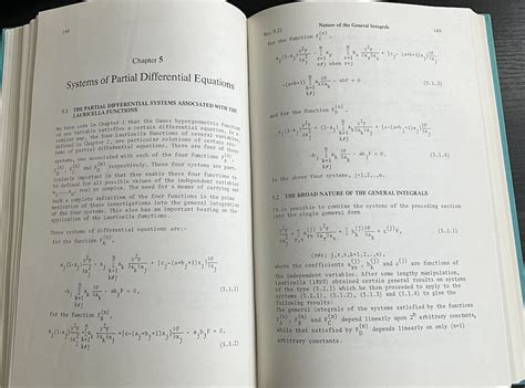 Systems Of Partial Differential Equations And Multiple Hypergeometric Functions Mathematics