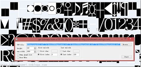 C OpenGL FreeType显示 D文字 从TTF文件导出字形贴图 BIT祝威 博客园