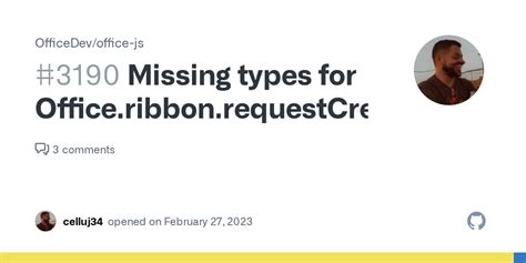 Missing Types For Officeribbonrequestcreatecontrols · Issue 3190