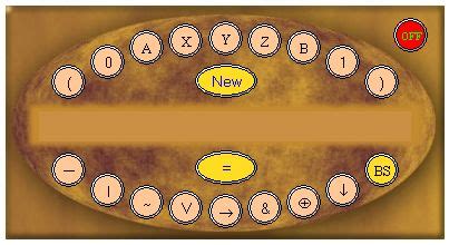 Boolean Algebra Simplifier Calculator
