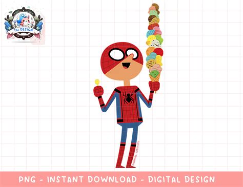 Marvel Spider Man Far From Home Happy Ice Cream Cone Png Su Inspire