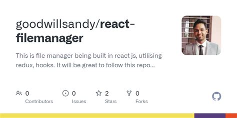 Github Goodwillsandyreact Filemanager This Is File Manager Being