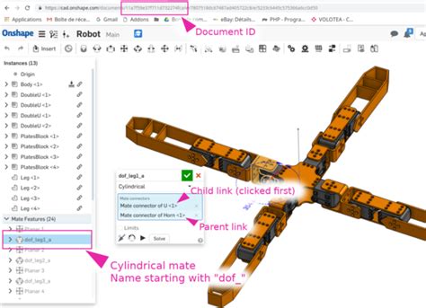 Design Time Considerations Onshape To Robot Latest Documentation