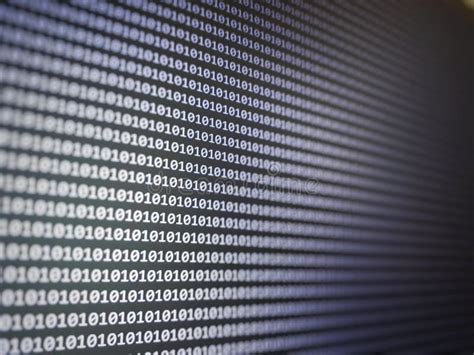 Technology Binary Code Backgrounddigital Binary Data And Secure Data Stock Image Image Of