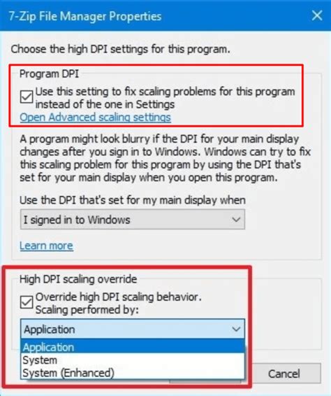 Mass Set High Dpi Scaling Override R Windows10