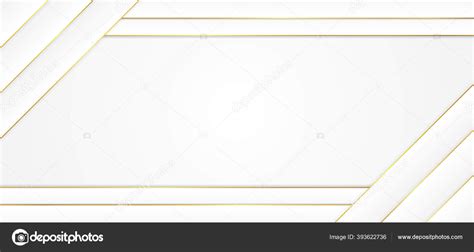 White Background Square Overlap Shape Frame Design Luxury Style Vector Stock Vector Image By