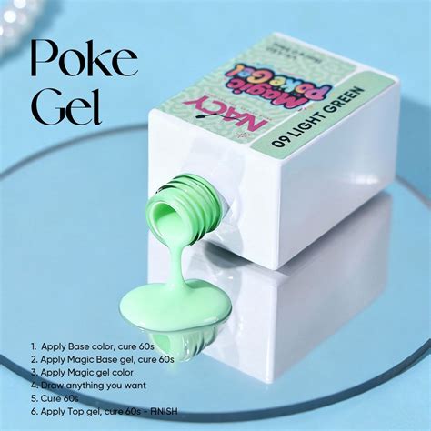 Nacy Poke Art Gel Hematpo Free Set 12 Colors 05oz Free 1pcs Top Co