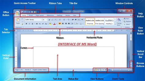 Introduction To Ms Word And Its Interface For Beginners Lesson 2 Youtube