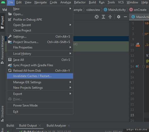 VideoView In Android Studio