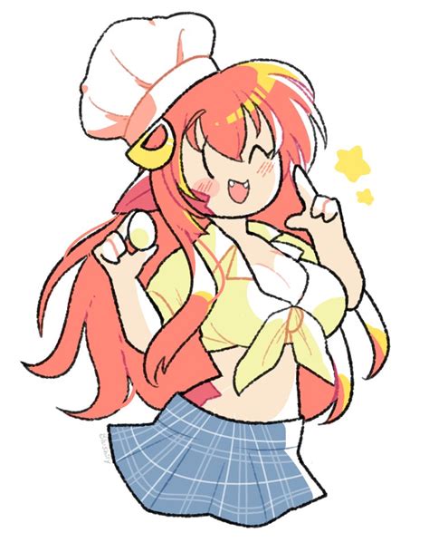 Miia With An Up Do By Blushlily Rmonstermusume