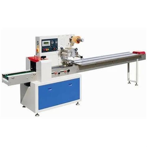 Fully Automatic Servo Based Horizontal Flow Wrap Machine At Piece Biscuit Packaging