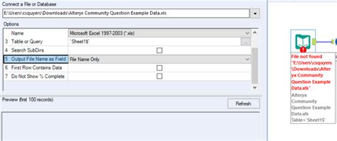 Solved Solved Adding File Name As Column Later In Workfl Alteryx Community