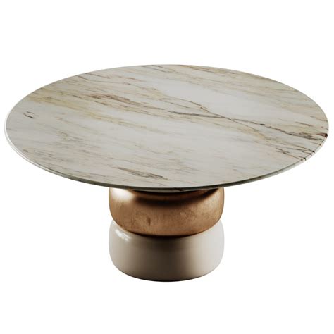 Marelli Lua Round Dining Table 3D Model For Corona