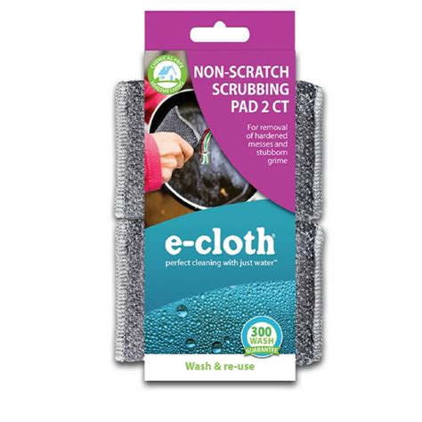 E Cloth Non Scratch Scrubbing Pads 2 Pack Berings