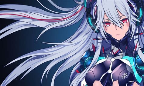 Download Wallpaper Robot Girl Cyborg Section Art In Resolution 1280x768