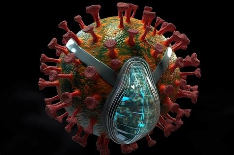 Premium Ai Image Virus Noncellular Infectious Agent Bacteria