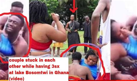 Couple Stuck In Each Other While Having Sex At Lake Bosomtwi Ghana