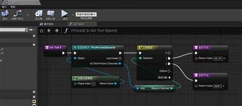 【ue4 第一人称射击游戏】36 切换武器时改变ui ue4 小白人更换默认枪 csdn博客