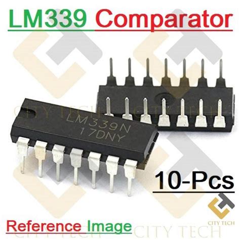 5pcs Lm339n Lm339 Lm 339 Low Power Low Offset Voltage Quad Comparator Ic Dip 14 Pin Package
