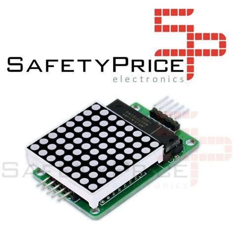 Matriz Led 8x8 Con Max7219 Safetyprice Electronics