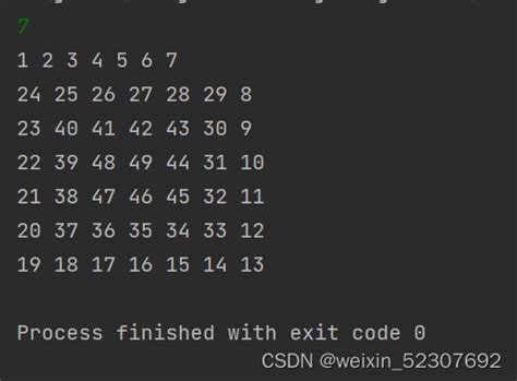 数组题型：回形数回形数字 Csdn博客