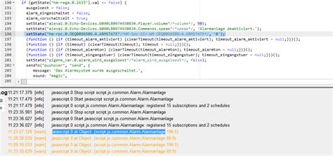 warnmeldung im script