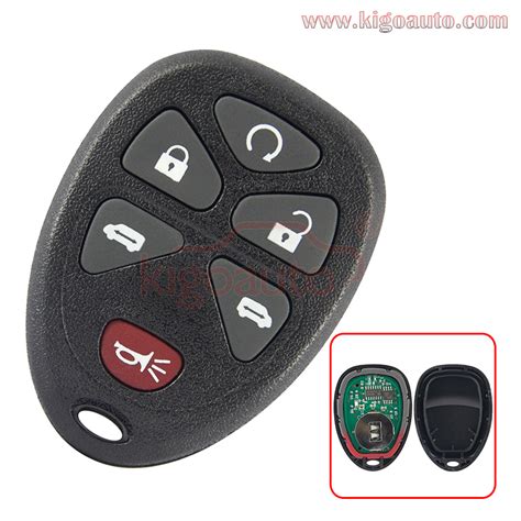 Pn 15114376 Remote Fob 6 Button 315 Mhz For Chevrolet Uplander Pontiac