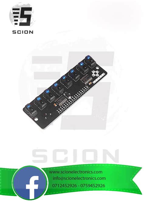 8 Bit Ir Sensor Array Tcrt5000 Made In Sl Scion Electronics