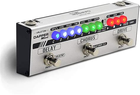 Valeton Dapper Mini 4 Effect Strip For Electric Guitar Band Aid Music