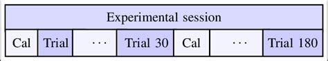 Structure Of An Experimental Session Of Each Subject The Session