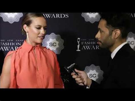 Interviewing Hannah Ferguson At The Fashion Awards Fashion