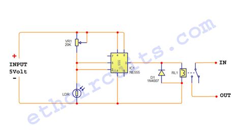 Ldr Circuit Diagram With Relay Ldr Circuit Diagram With Relay