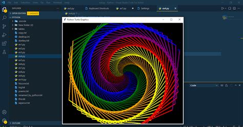 How To Make A Rainbow Drawing Using Python Turtle