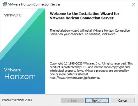 Install Vmware Horizon Connection Server Thedxt