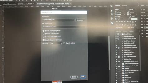 Solved Unable To Export Psd Through Artboards To Pdf Or F Adobe