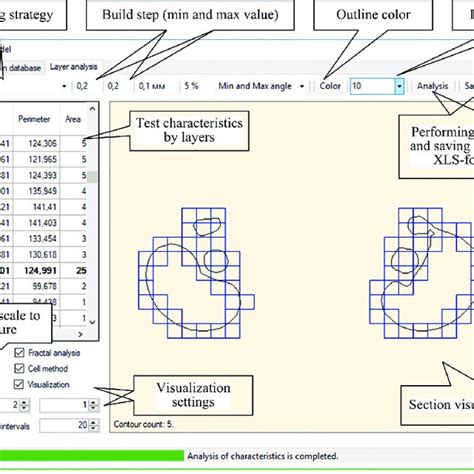 Screen Form Of Subsystem Of Layer By Layer Analysis Of 3d Model Download Scientific Diagram