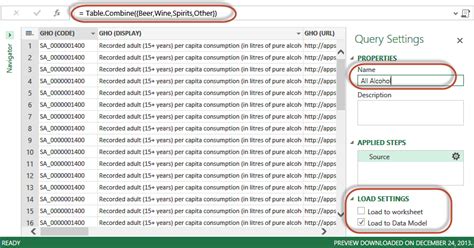 append multiple tables in power query the white pages
