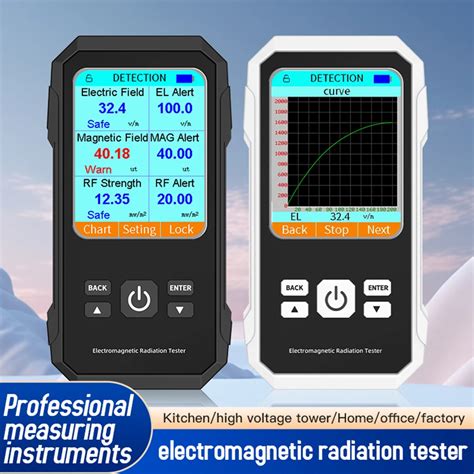 Digital Electromagnetic Radiation Detector Electric Field Magnetic Field Intensity Rf Strength