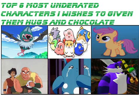 Top 6 Underated Characters I Will Them Hugs An By Magicalkeypizzadan On