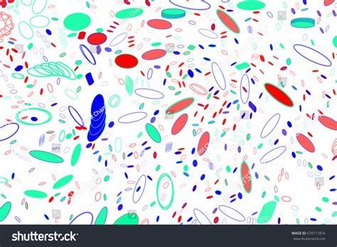 Conceptual Background Motion Particle Random Pattern Stock Vector Royalty Free 670711816