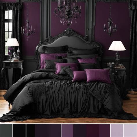 Goth Bedroom Colours