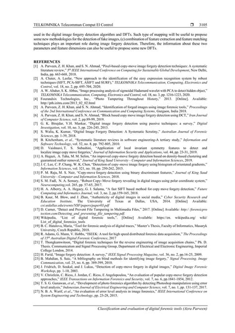 Classification And Evaluation Of Digital Forensic Tools Pdf