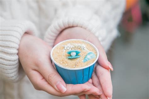 크리 에이 티브 비치 케이크 사진 무료 다운로드 Lovepik