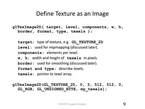 Ppt Opengl Texture Mapping Powerpoint Presentation Free Download