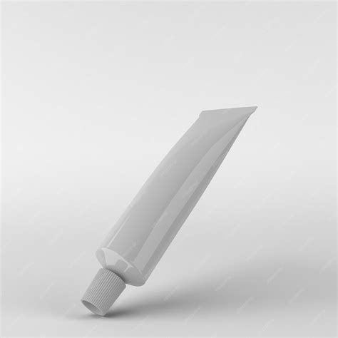 Premium Photo Tooth Paste Right Side In White Background