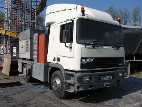 Erf Ec10 Fun Fair Lorry White Erf Ec10 At Danters Fun Fai… Flickr