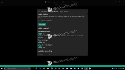 Anteprima Della Nuova App Vlc Per Windows 10